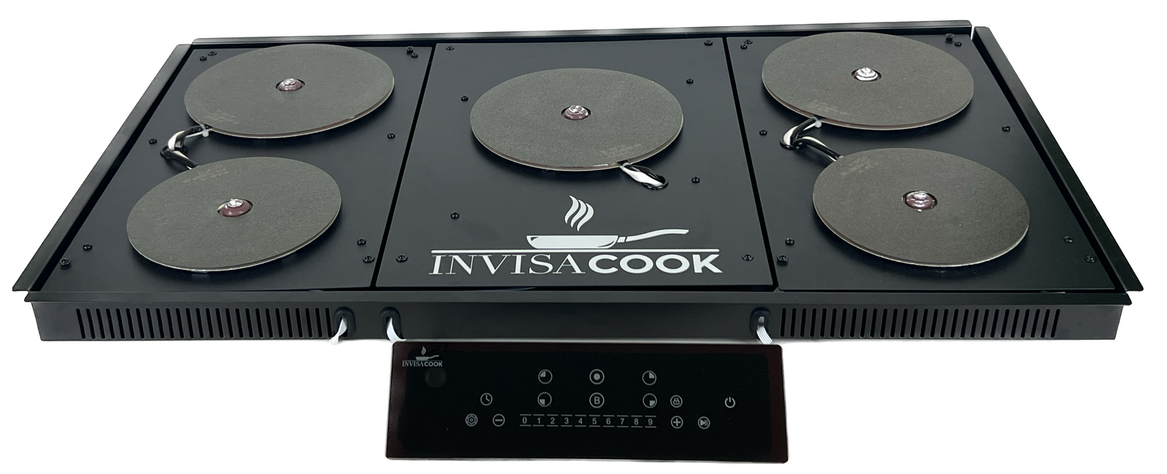 Invisacook 5 Burner 220V – Flush-Mount Invisible Induction Cooktop ...